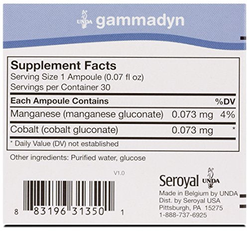 30 ampoules of manganese goodness