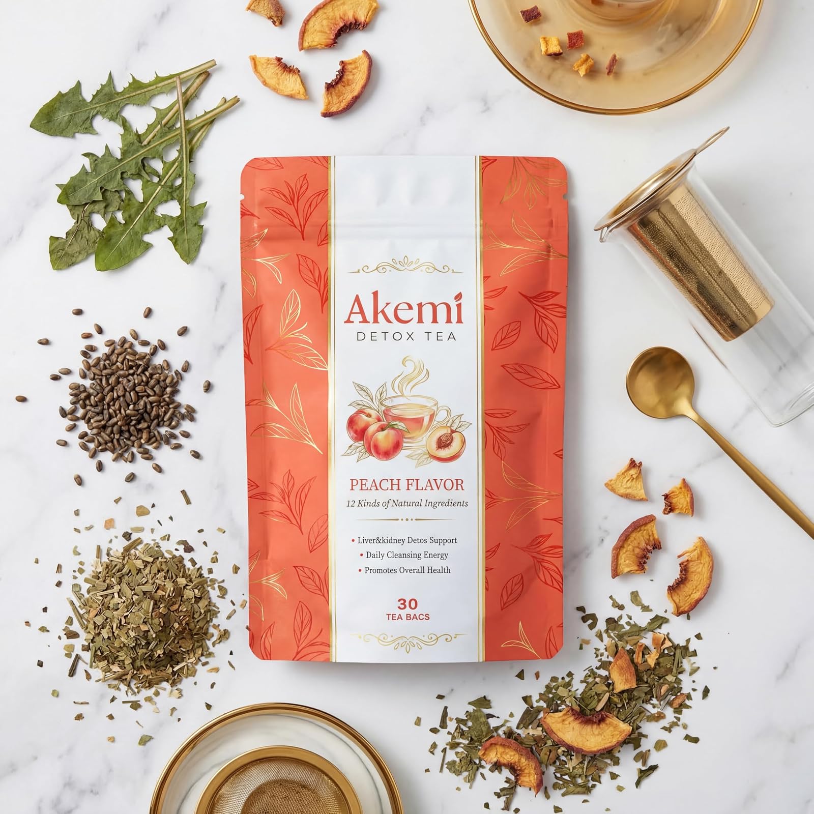 30 bags of Akemi detox tea