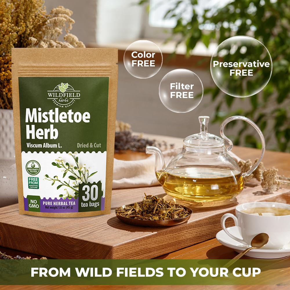 30 bags of dried mistletoe tea