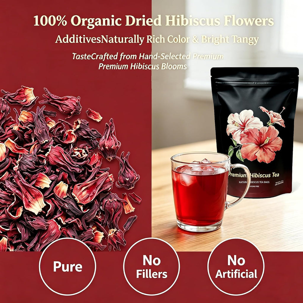 30 bags of organic hibiscus tea