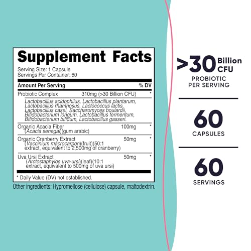 30 billion CFU cranberry probiotics