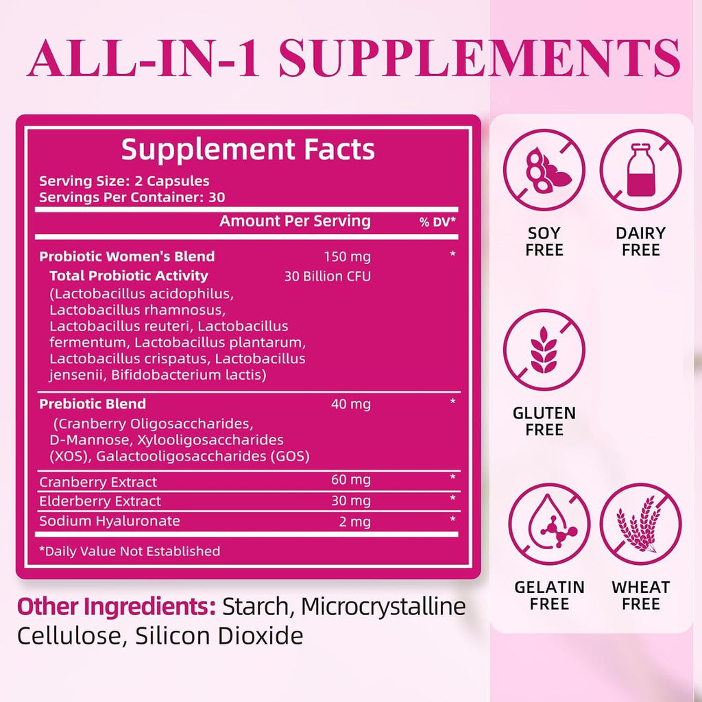 30 billion CFU probiotic capsules