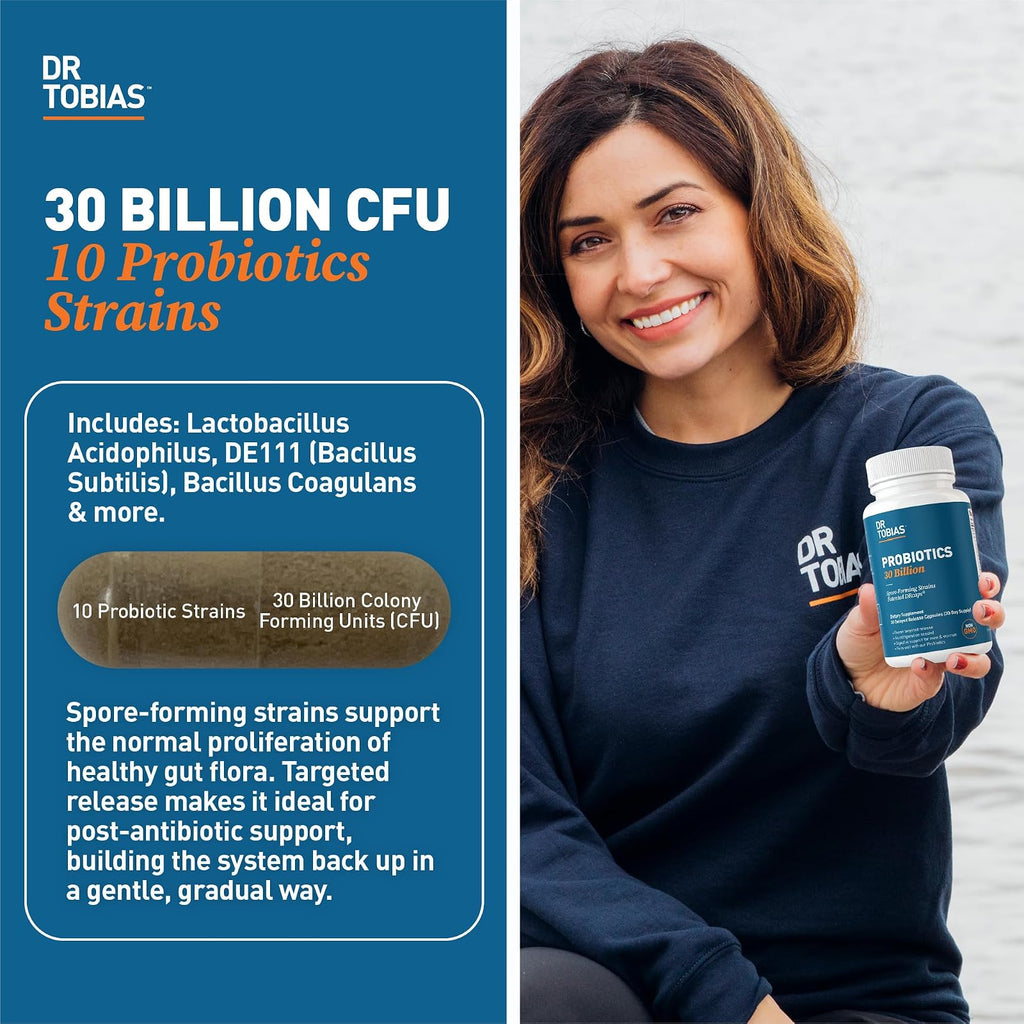 30 billion CFU probiotic capsules