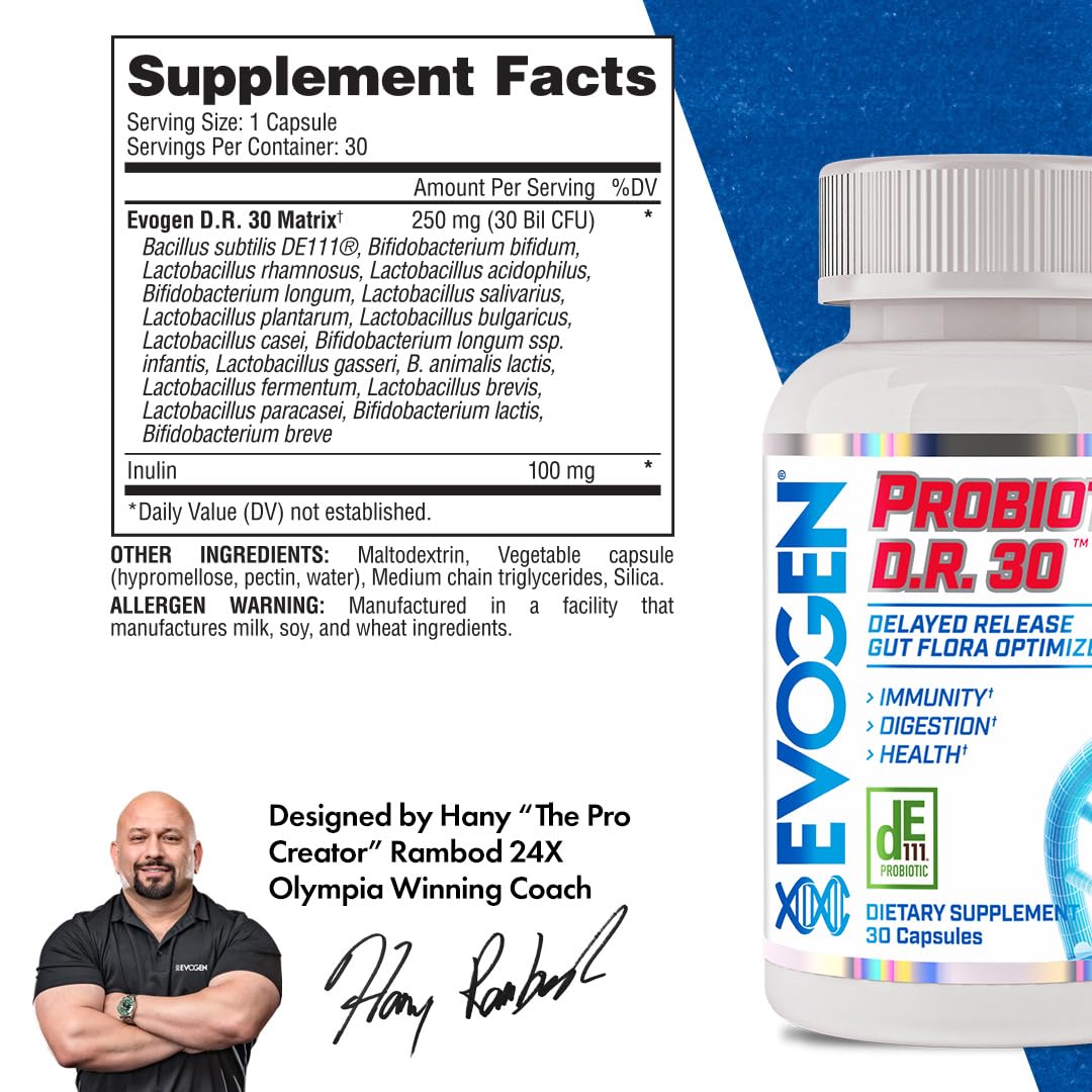 30 billion CFUs probiotic capsules