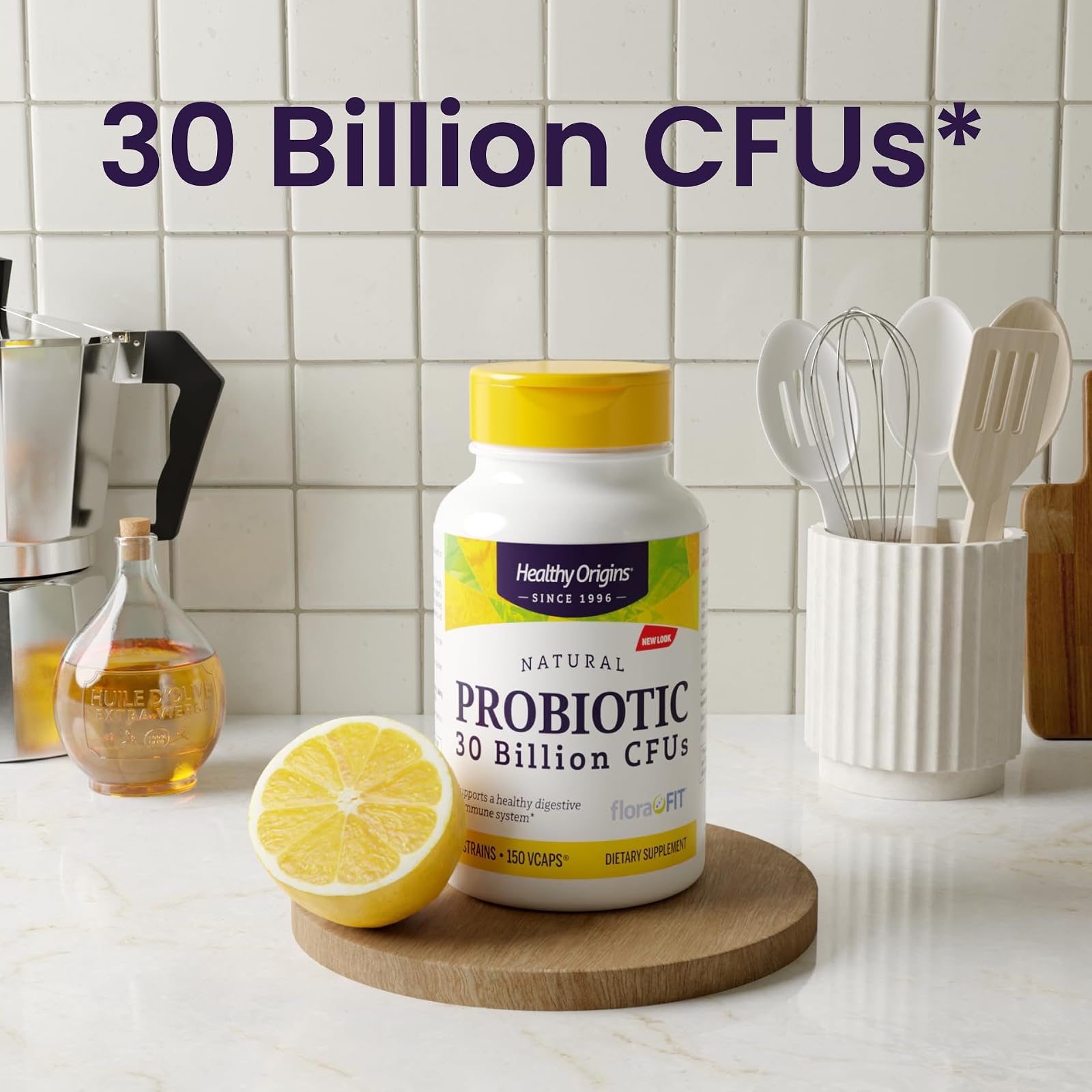 30 billion CFUs probiotic veggie caps