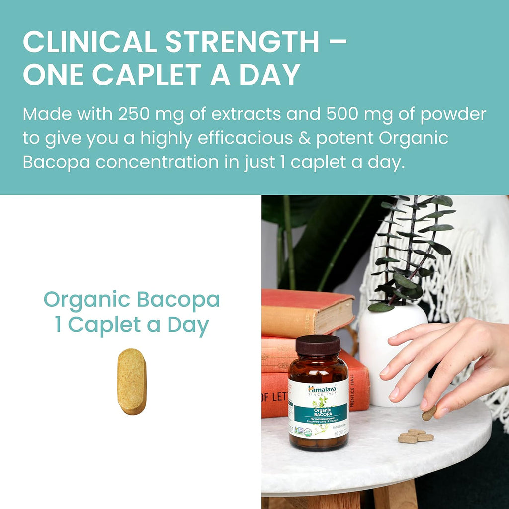 30 caplets Bacopa Monnieri dosage