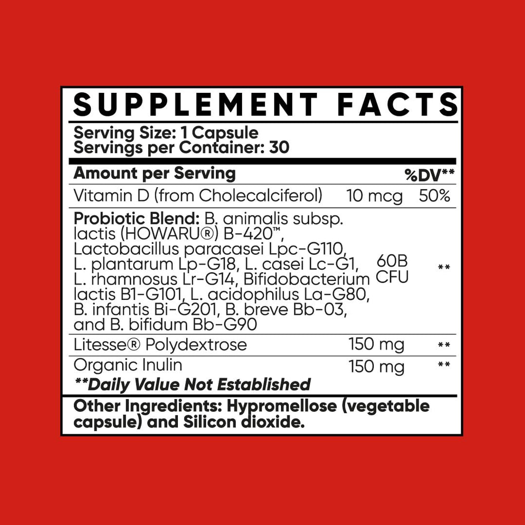 30 capsules for convenient daily use