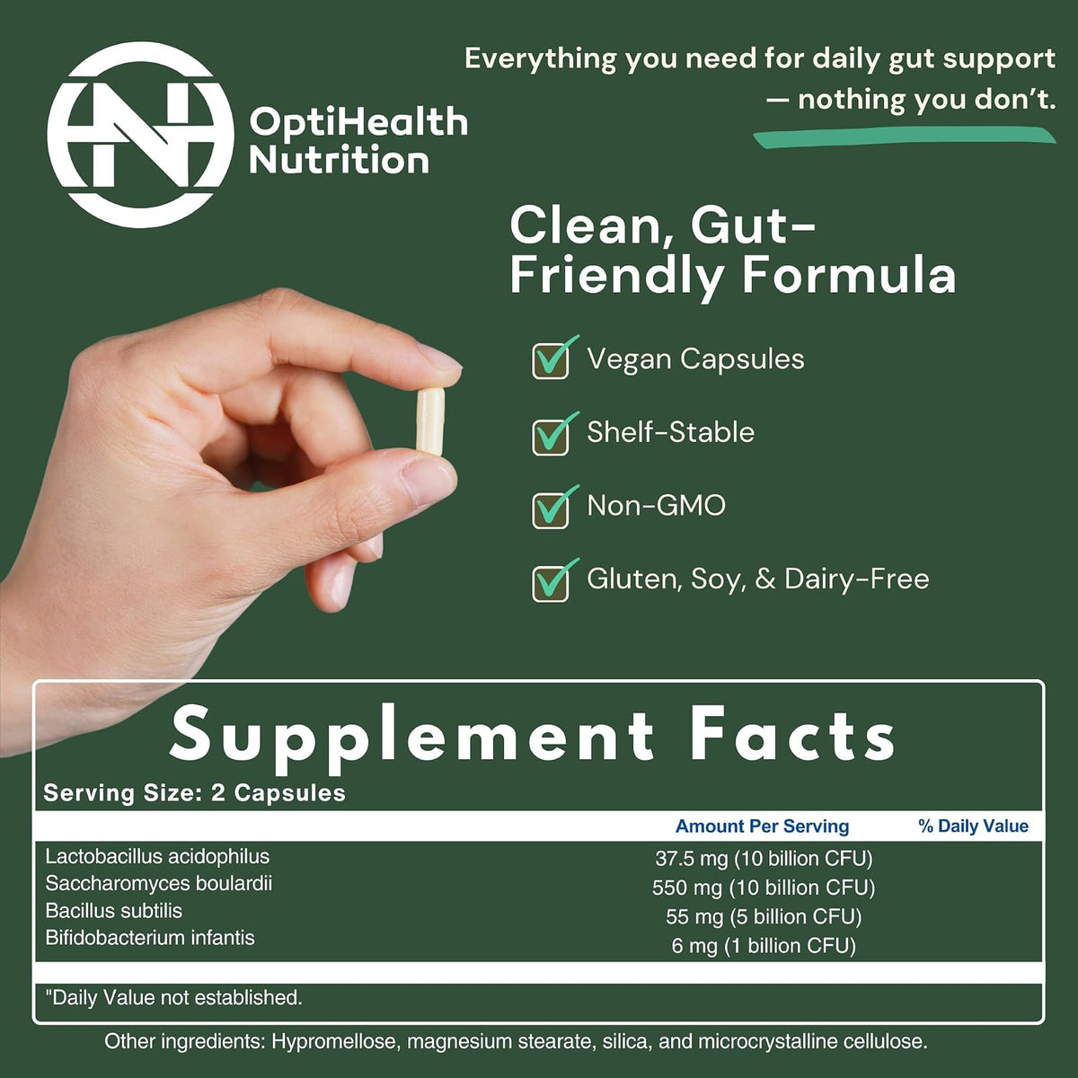 30 capsules for convenient daily use