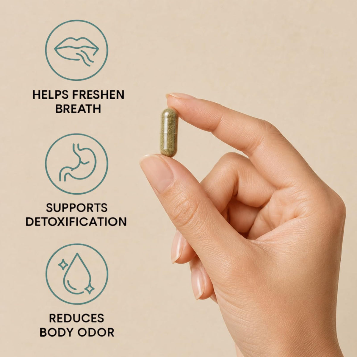 30 capsules for daily deodorizing