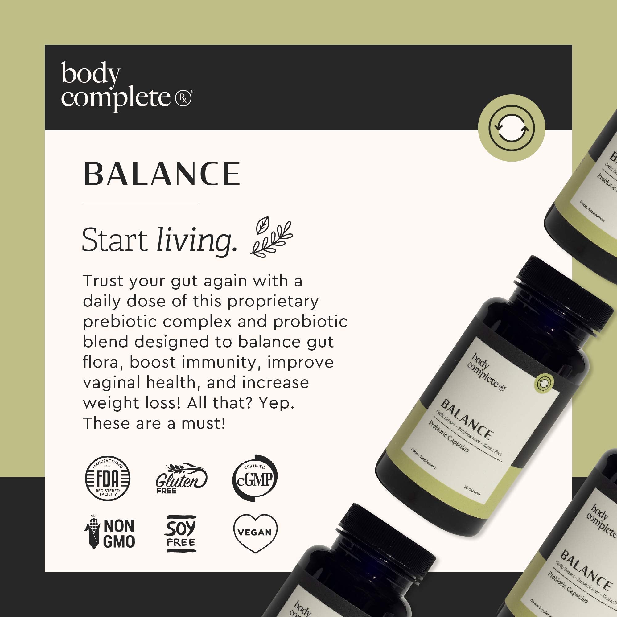 30 capsules for daily probiotic boost