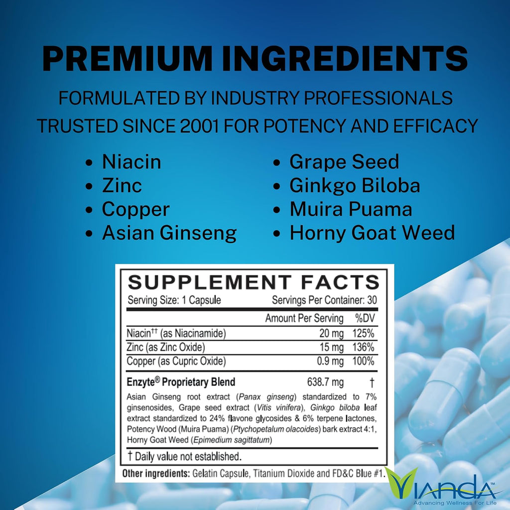 30 capsules for daily vitality