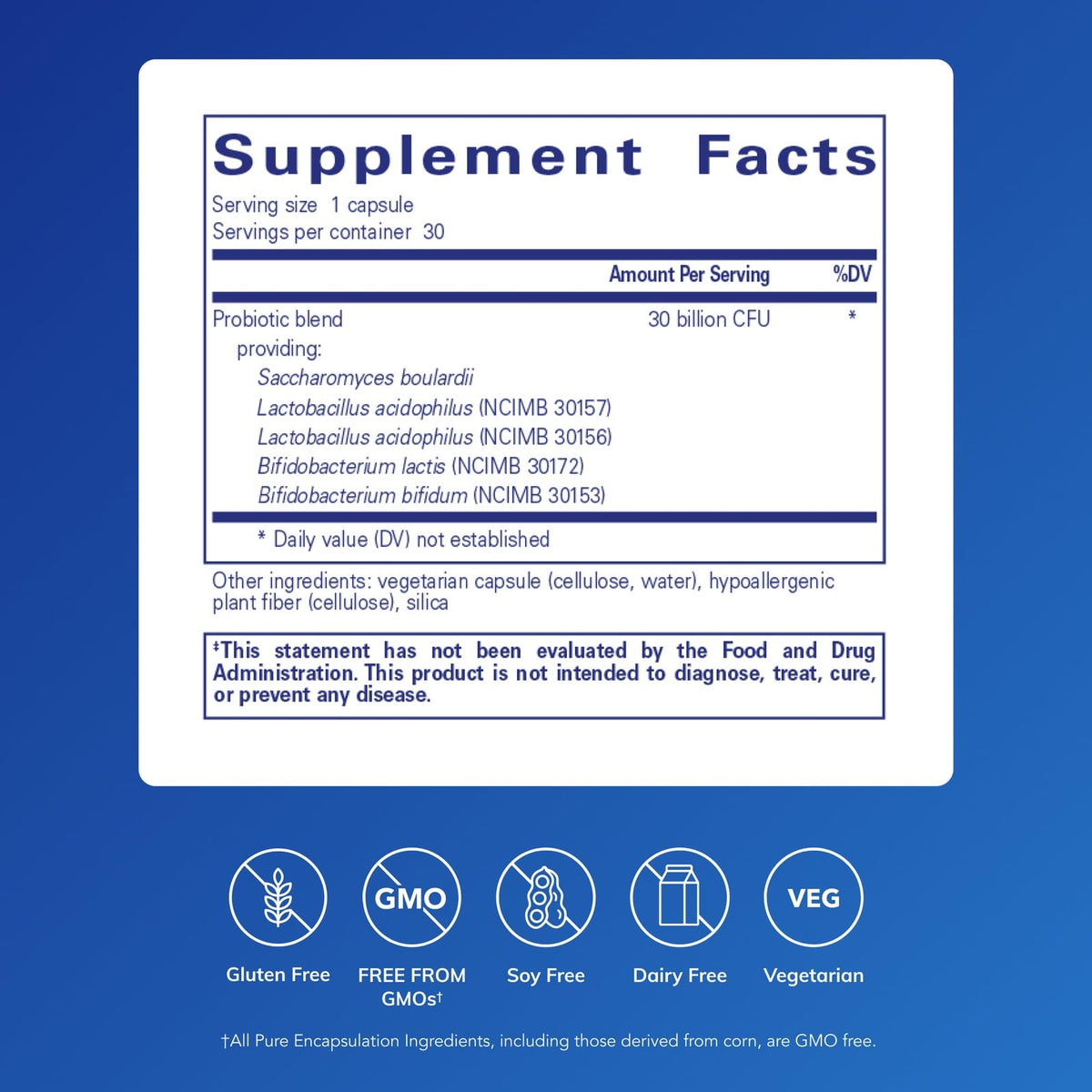 30 capsules for digestive health