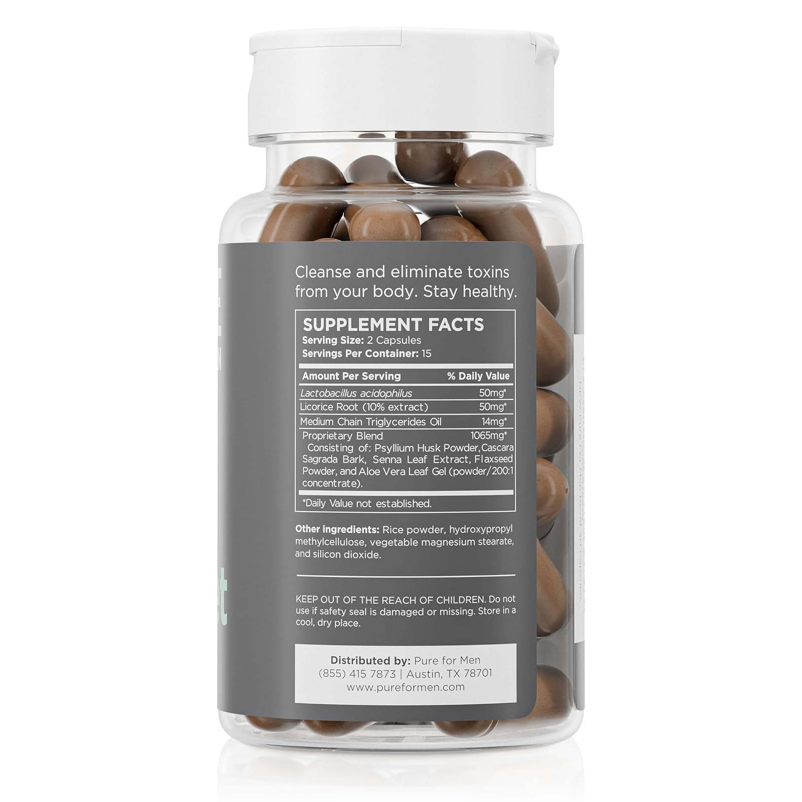 30 capsules for gut health