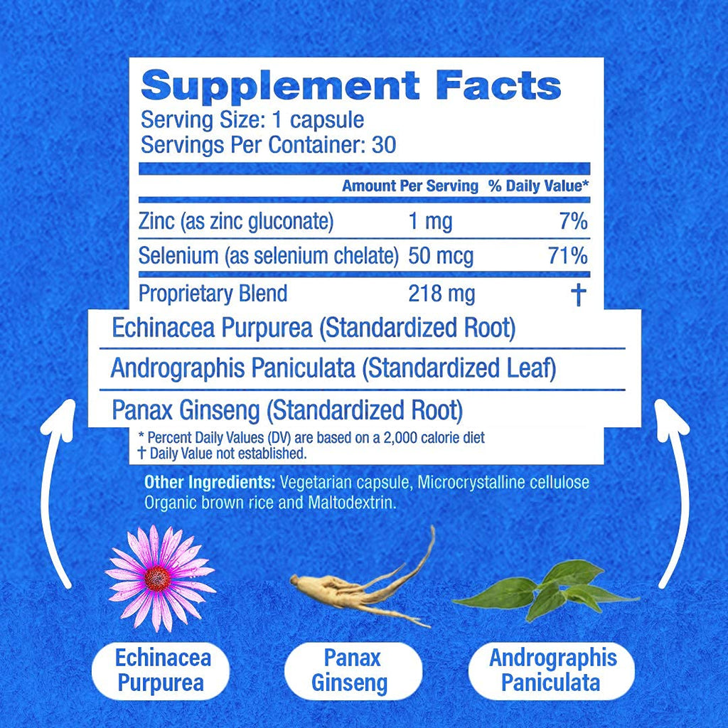 30 capsules for immune strength