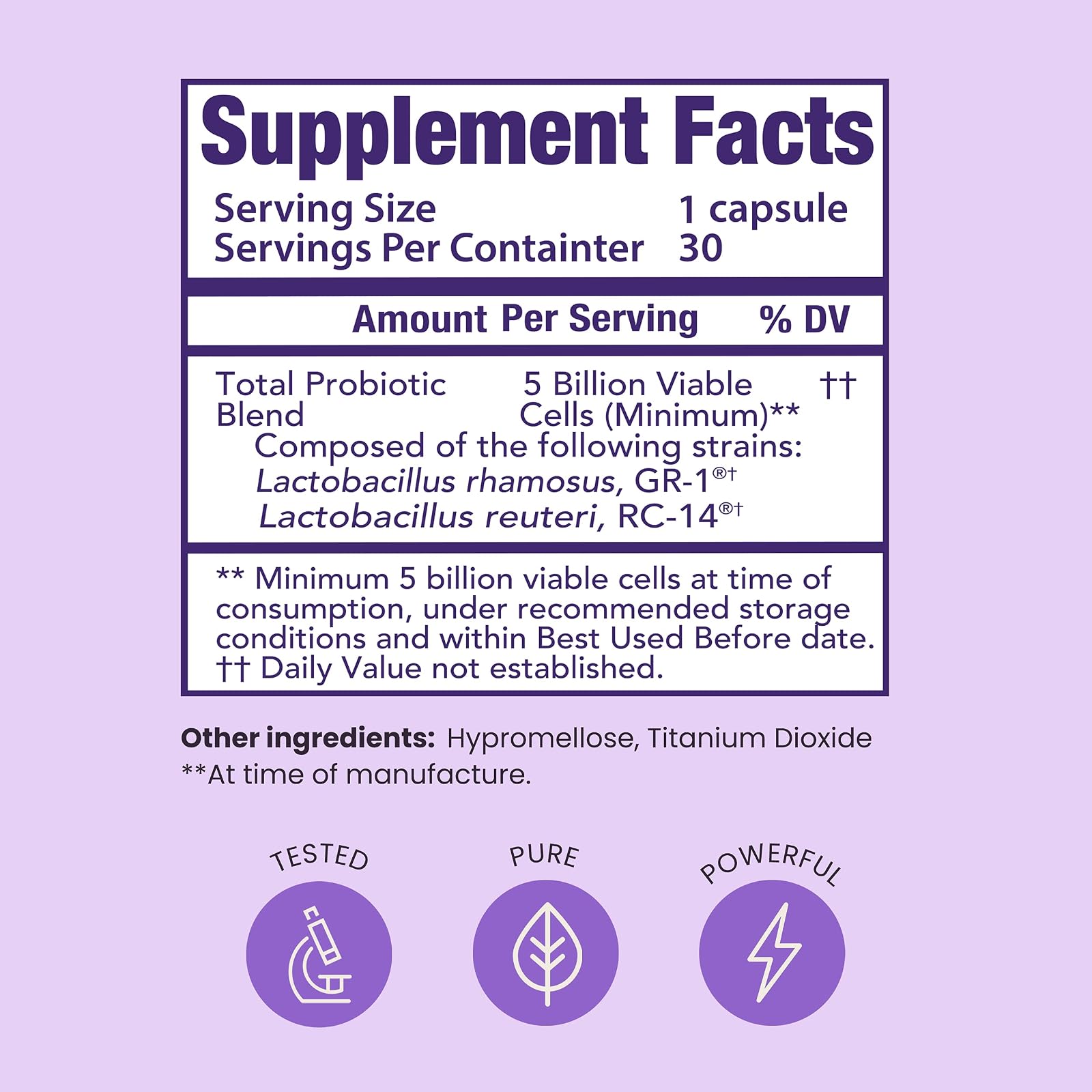 30 capsules for vaginal health