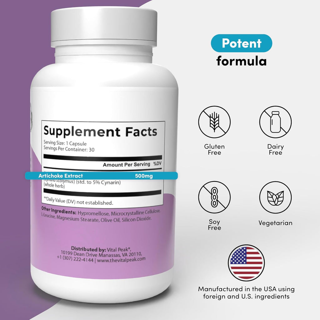 30 capsules of artichoke extract