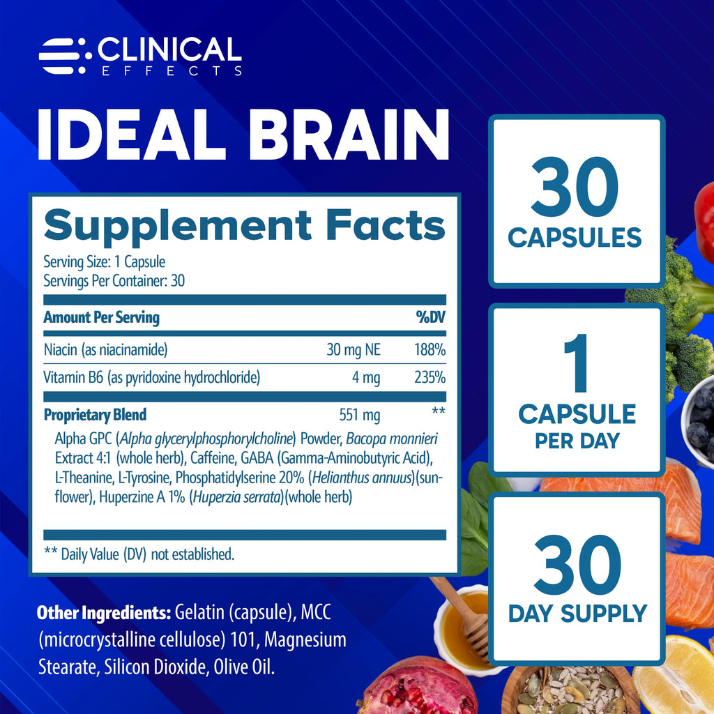 30 capsules of brain support nutrients