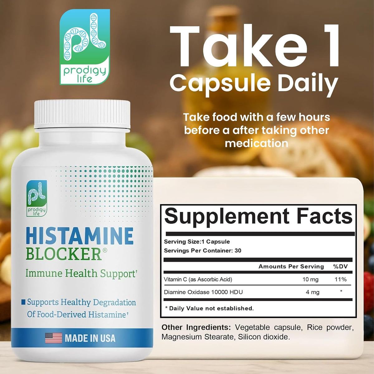 30 capsules of digestive enzyme support