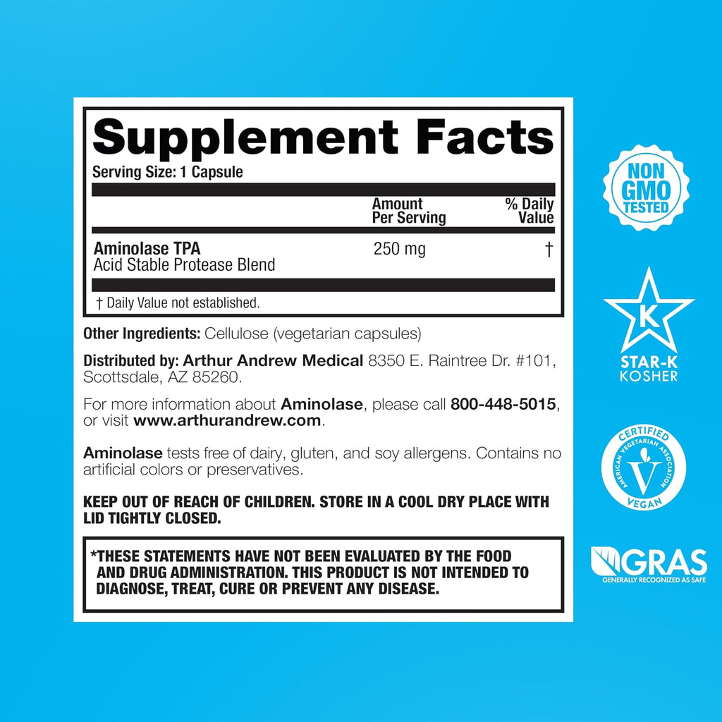 30 capsules of digestive enzymes