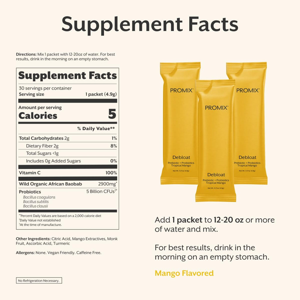30 capsules of digestive support prebiotics