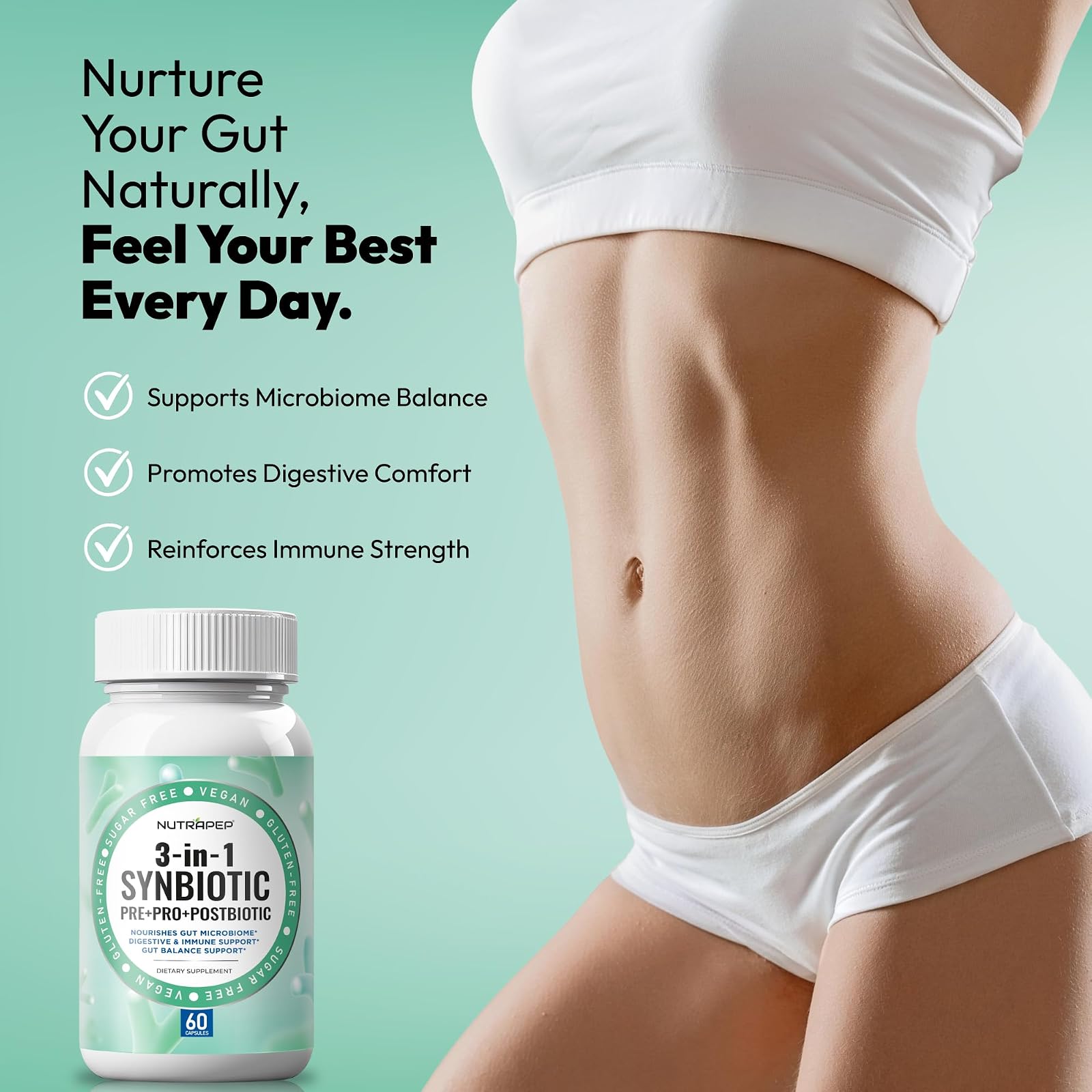 30 capsules of digestive support