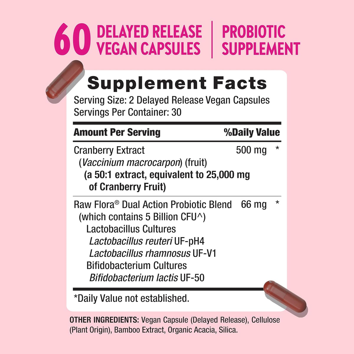 30 capsules of digestive support