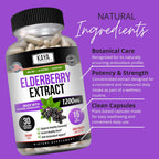 30 capsules of elderberry extract