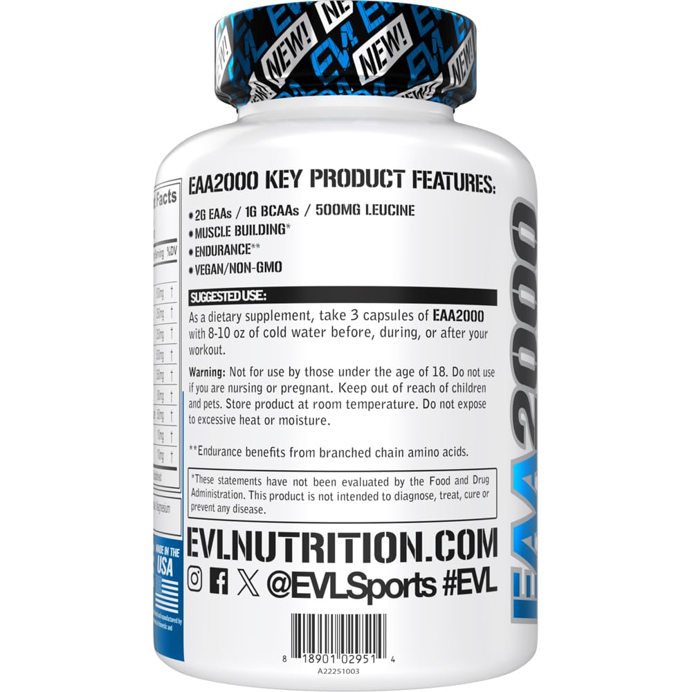30 capsules of essential amino acids