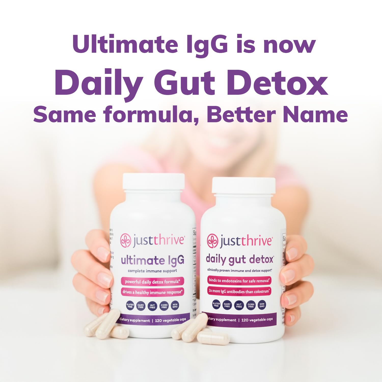 30 capsules of gut detox probiotics