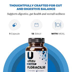 30 capsules of gut-friendly probiotics