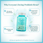 30 capsules of gut-friendly probiotics