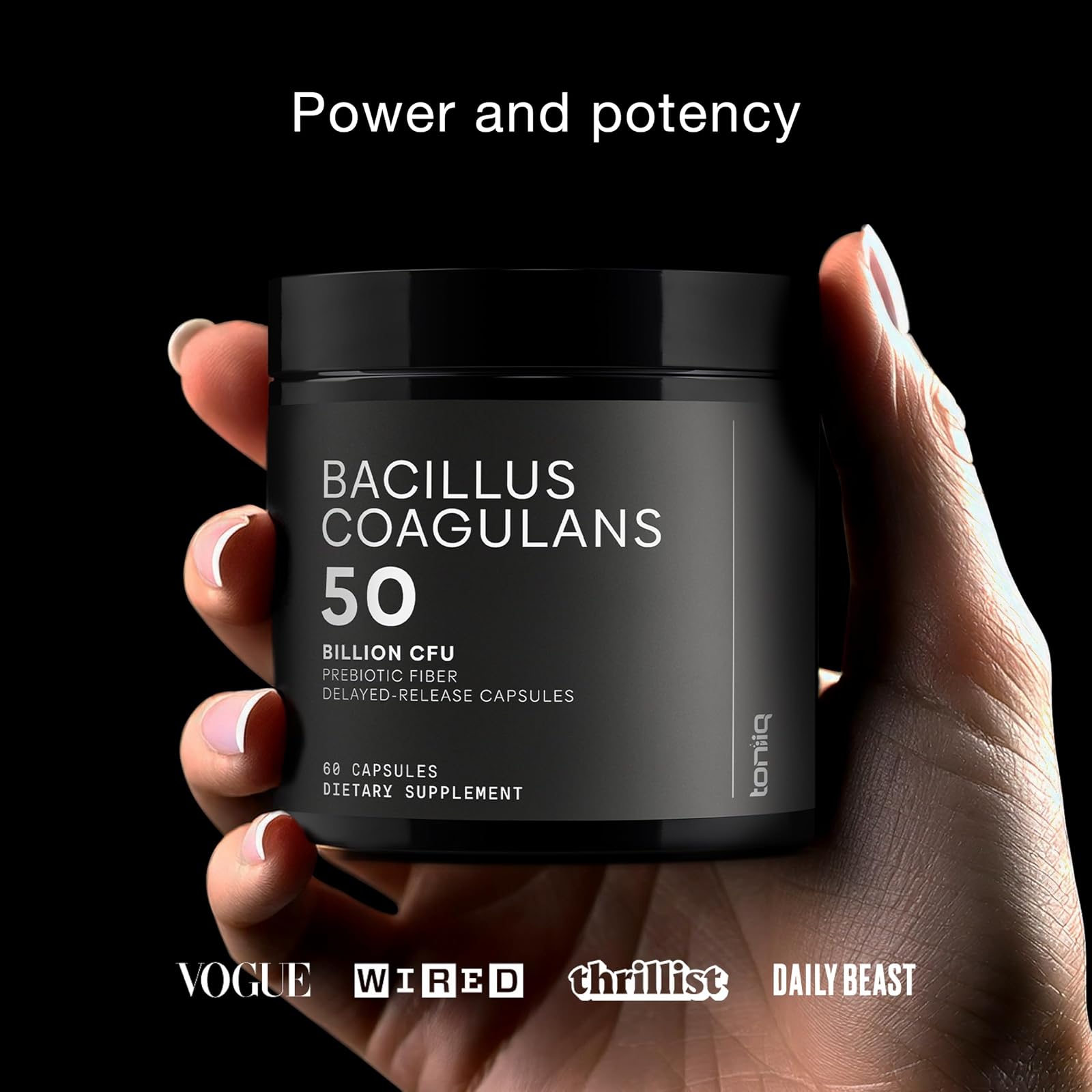 30 capsules of gut-friendly probiotics