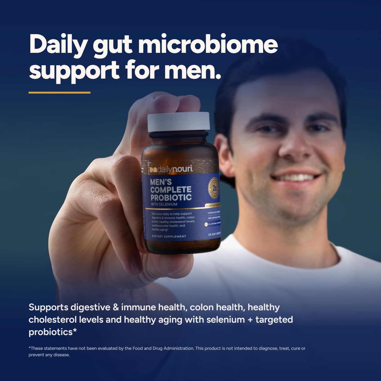 30 capsules of gut health support