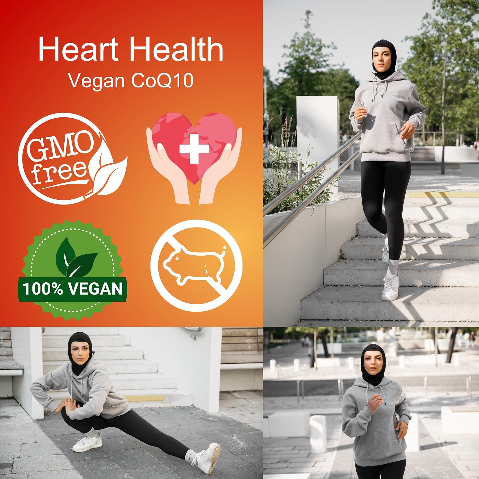 30 capsules of Halal CoQ10 supplement