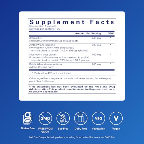 30 capsules of immune support