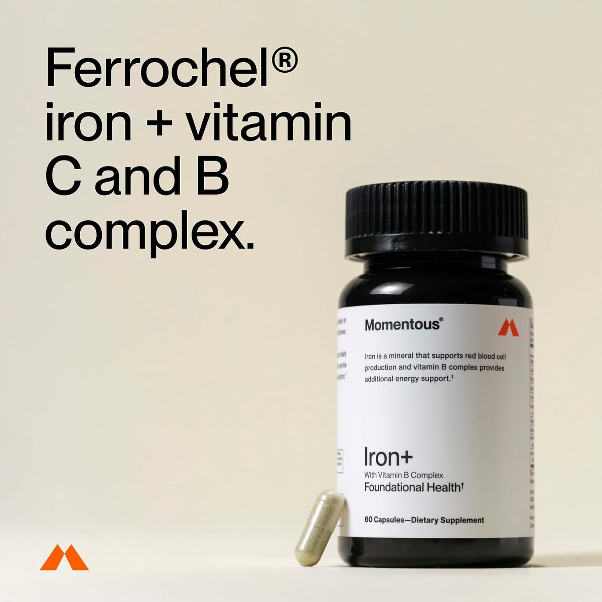 30 capsules of iron bisglycinate
