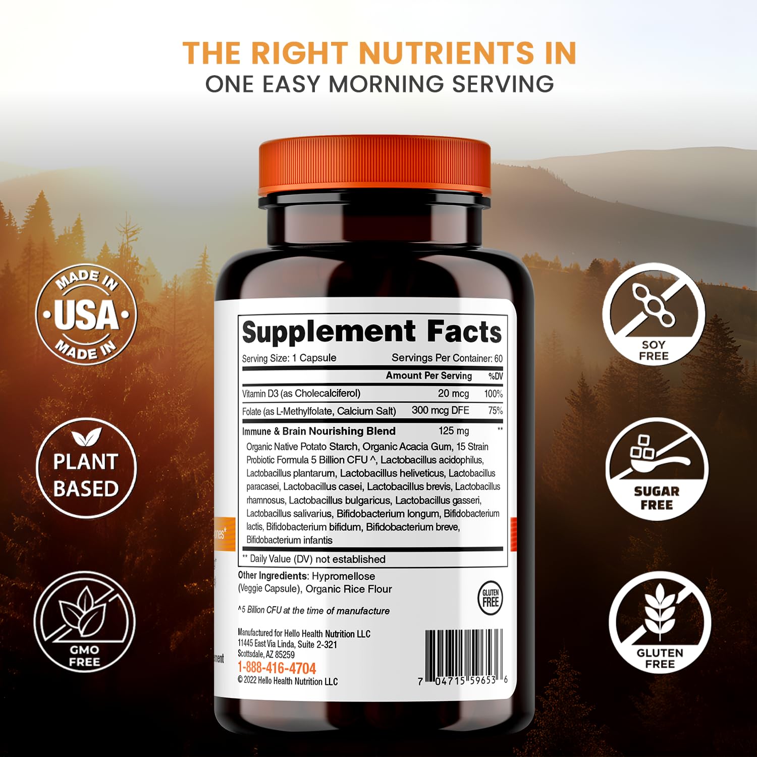 30 capsules of kids probiotic