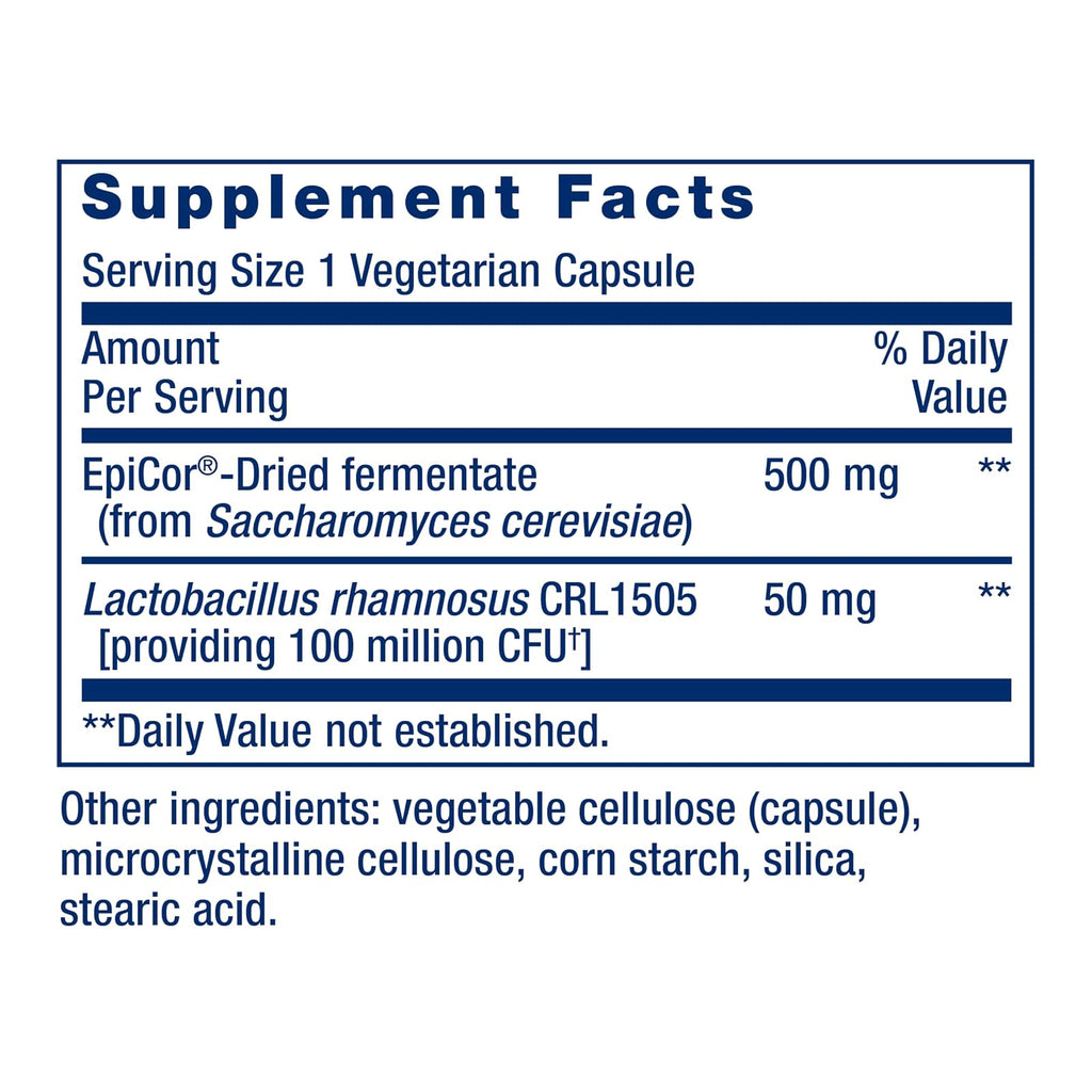 30 capsules of L. rhamnosus