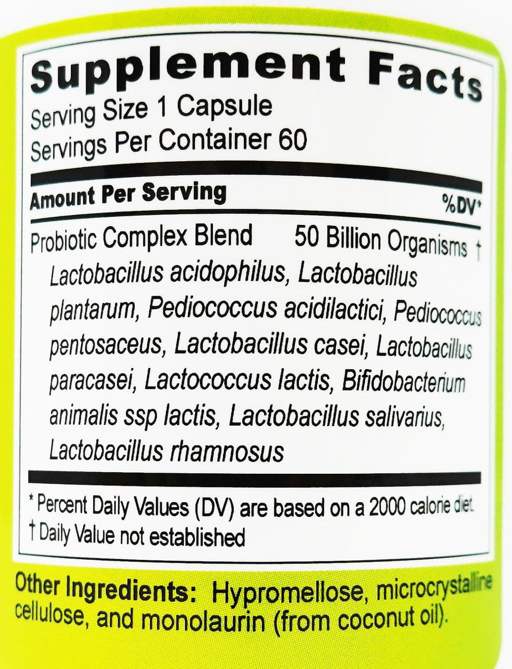 30 capsules of Longevity Science probiotics