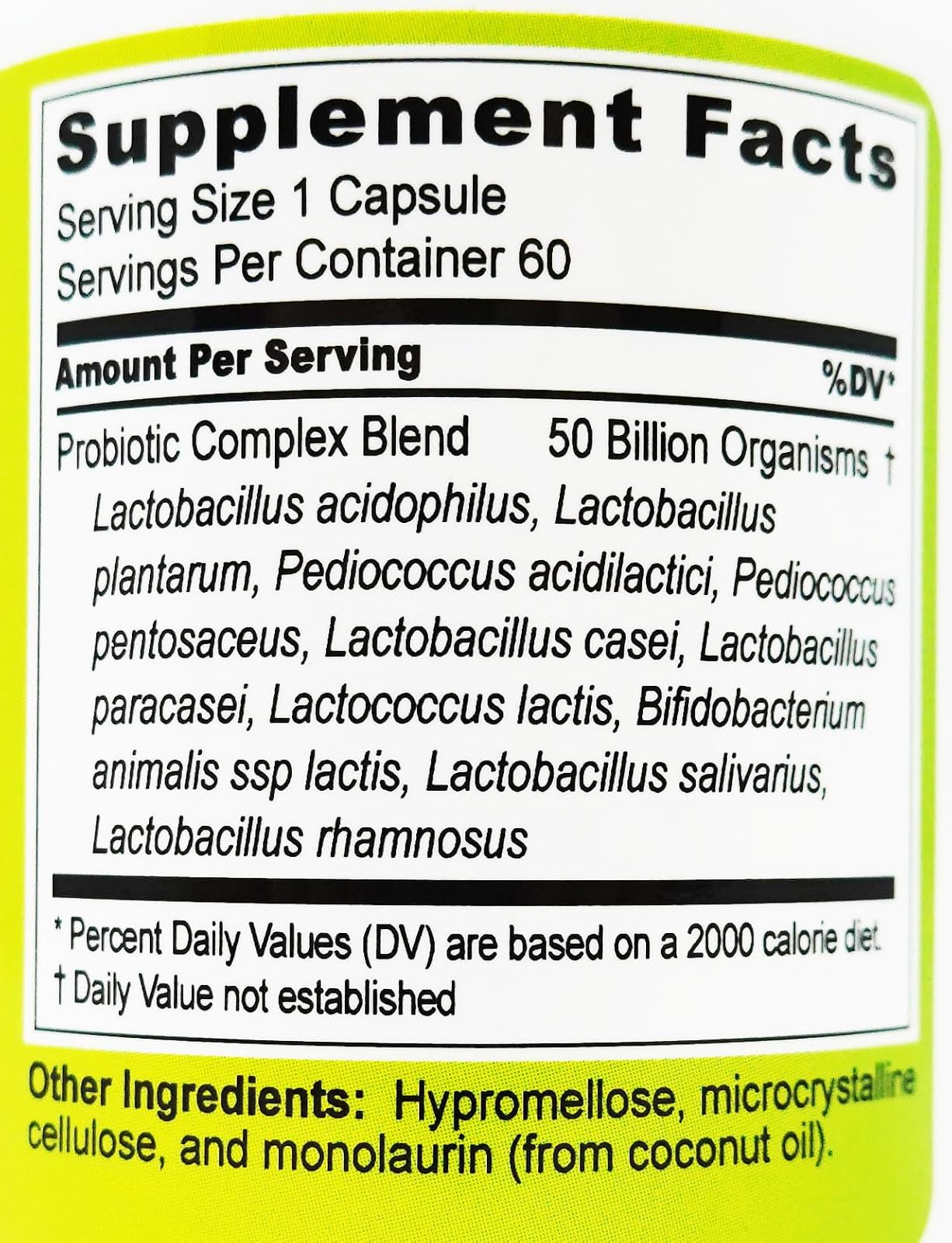 30 capsules of Longevity Science probiotics