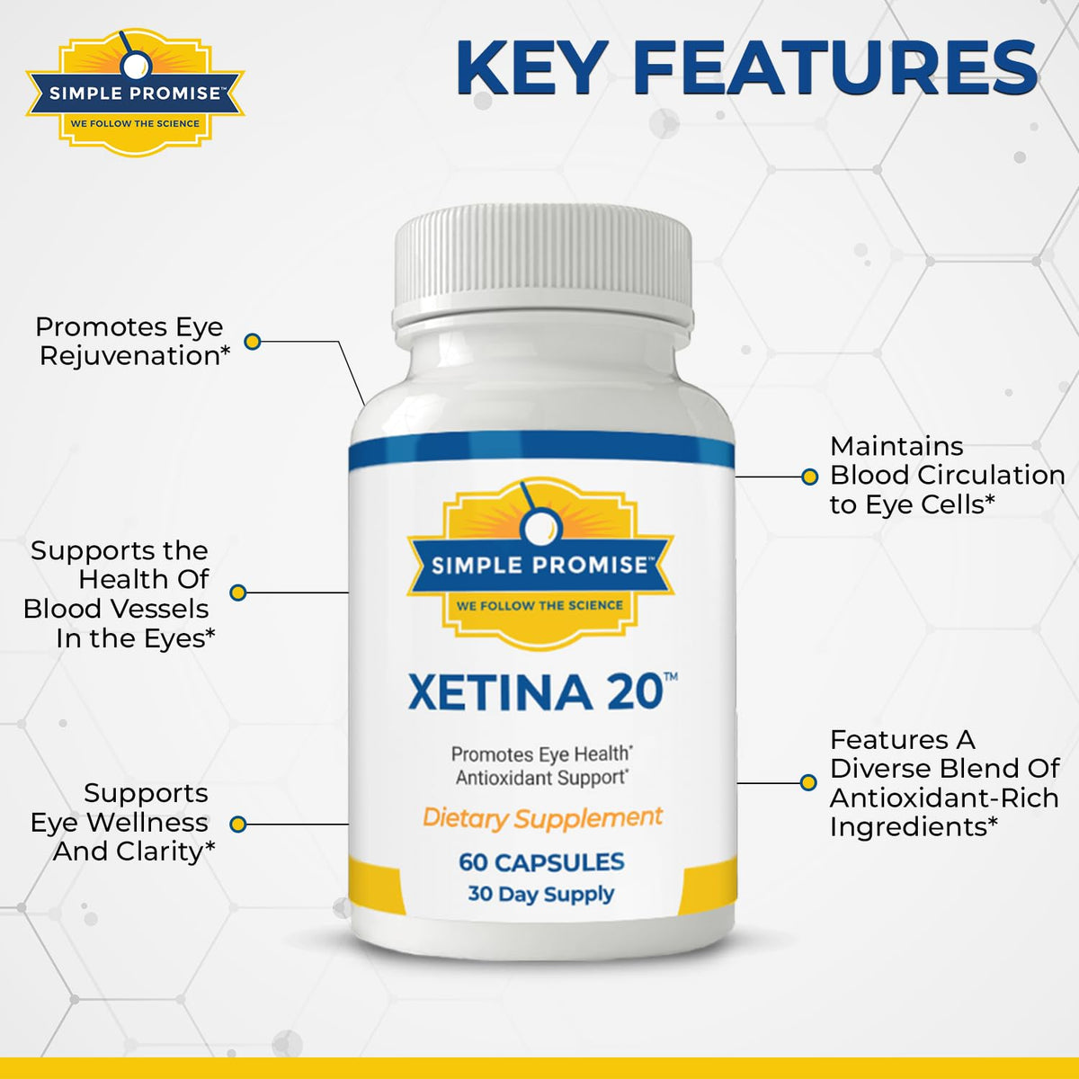 30 capsules of Lutein and Zeaxanthin