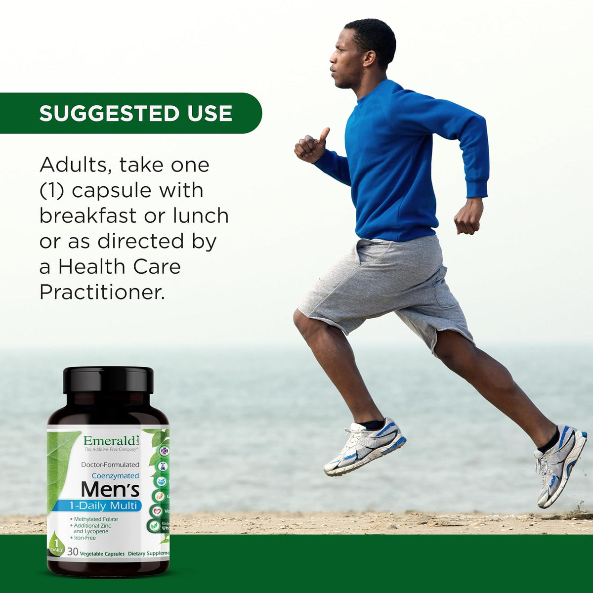 30 capsules of men's multivitamin