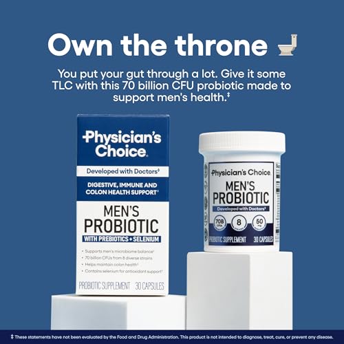 30 capsules of men's probiotics