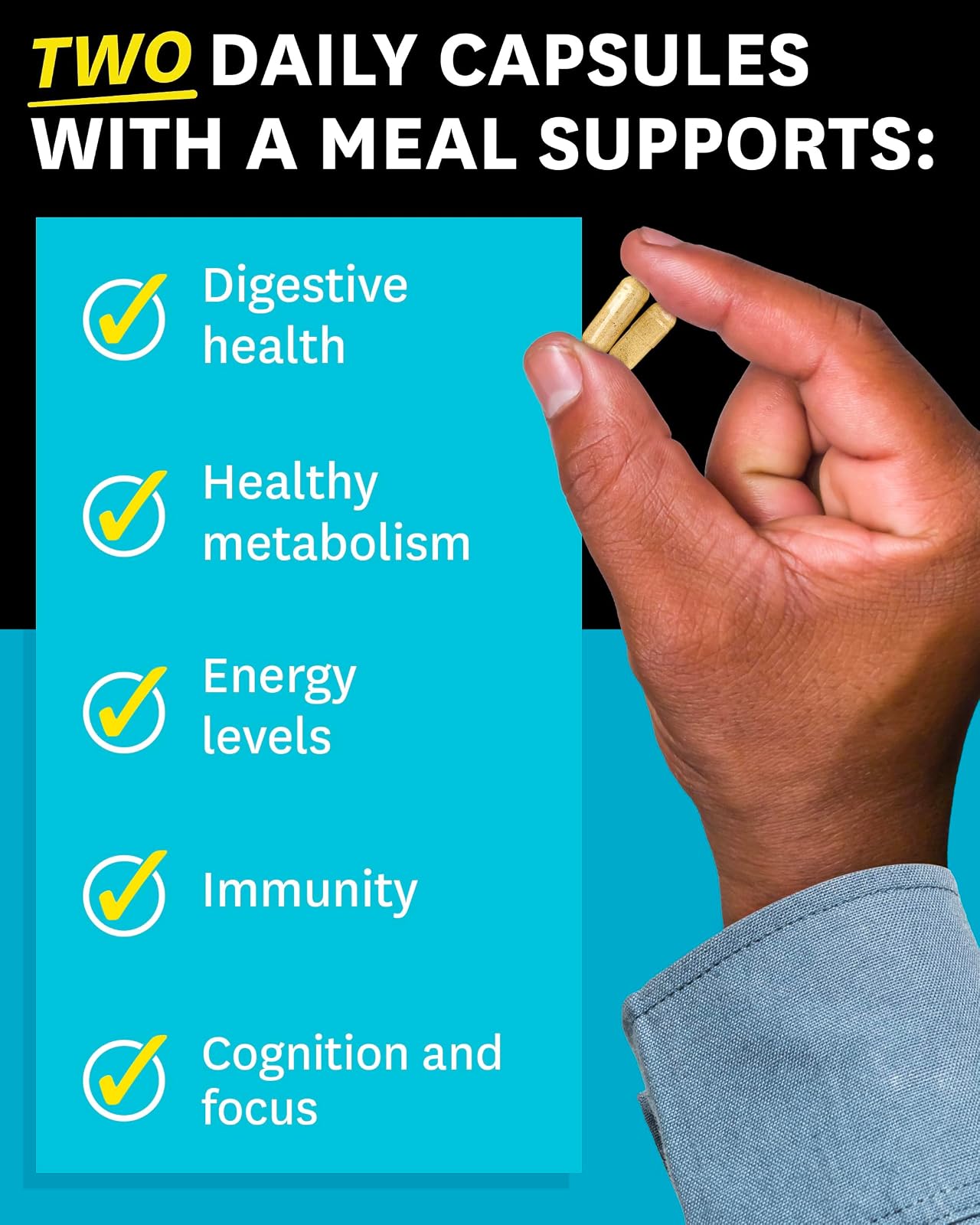 30 capsules of men's probiotics