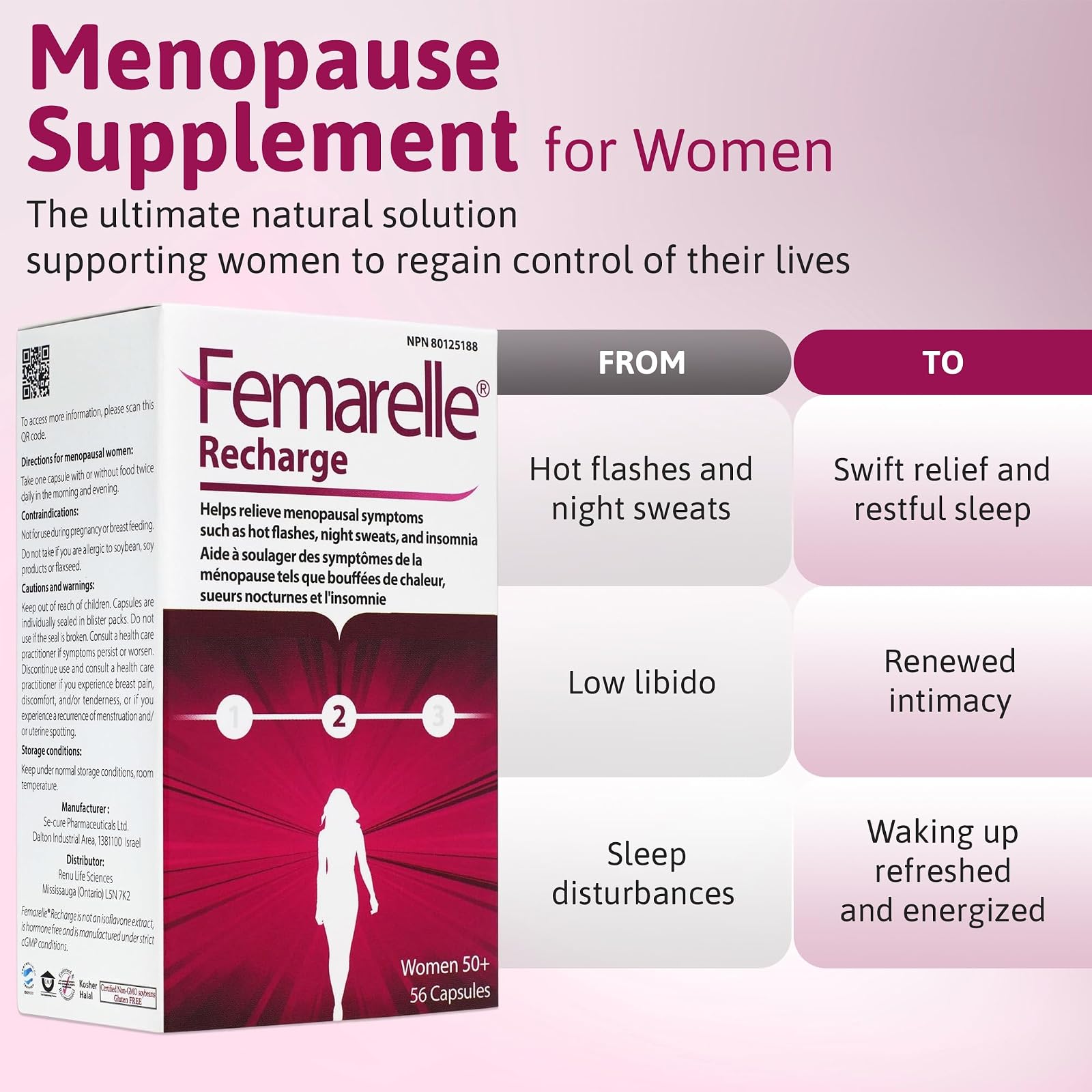 30 capsules of menopause support