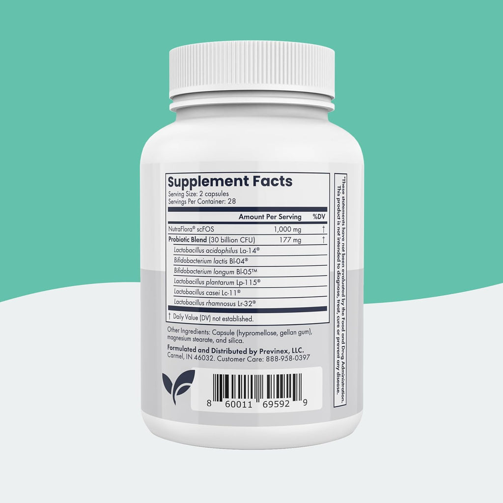 30 capsules of probiotic strength