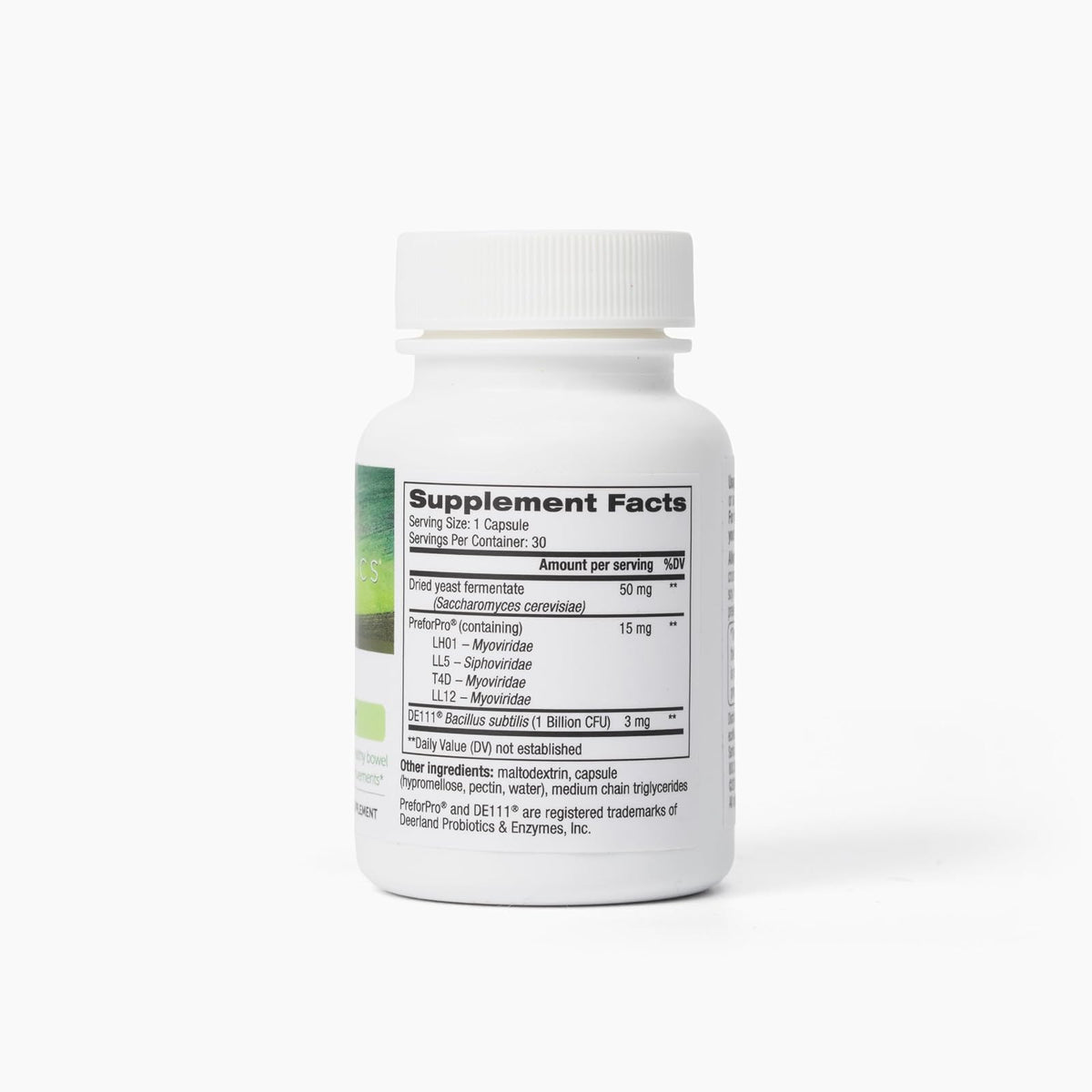 30 capsules of probiotics 50 billion cfu