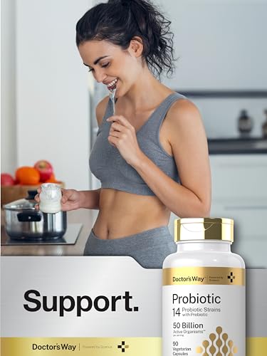 30 capsules of probiotics for gut balance