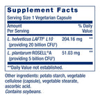 30 capsules of probiotics