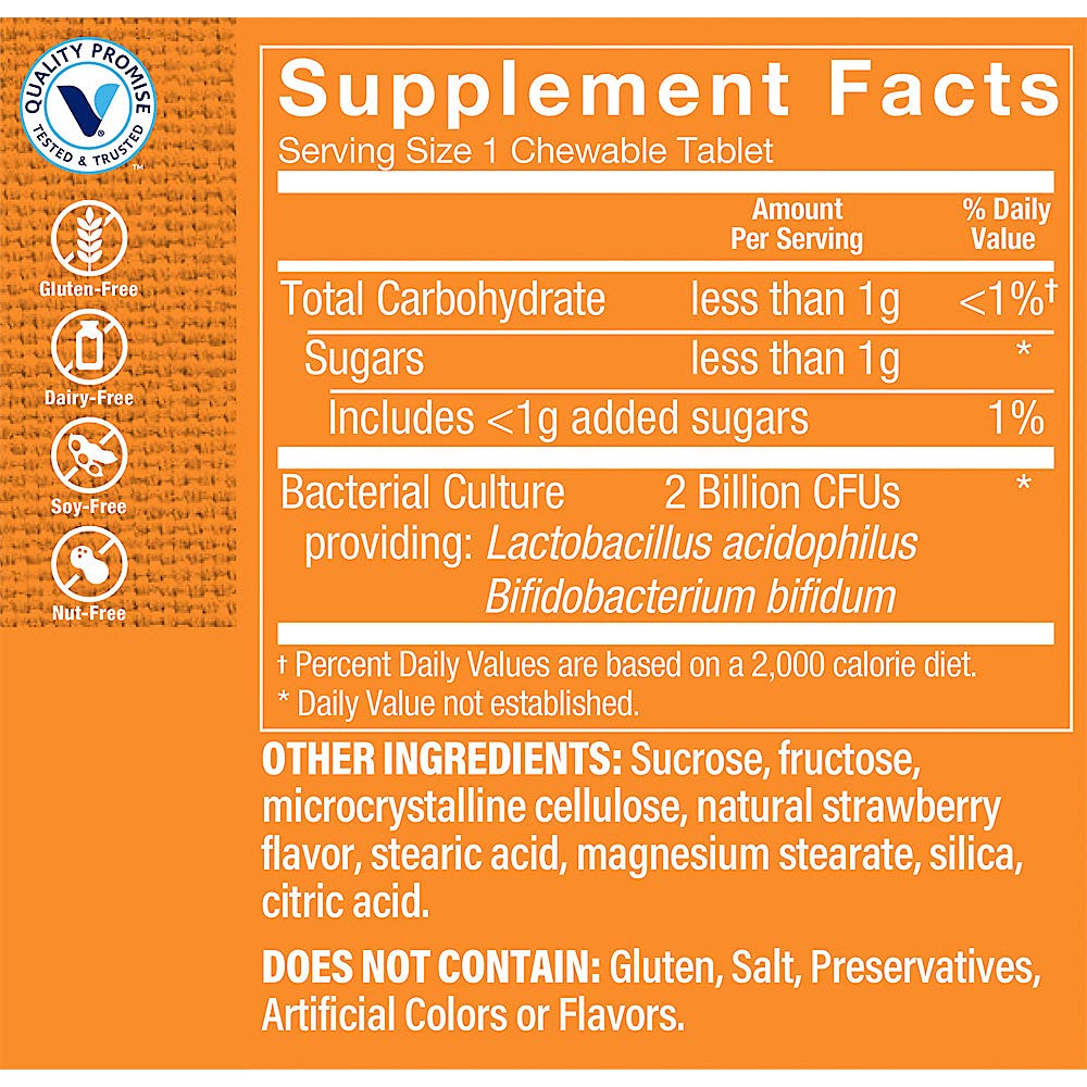30 capsules of probiotics